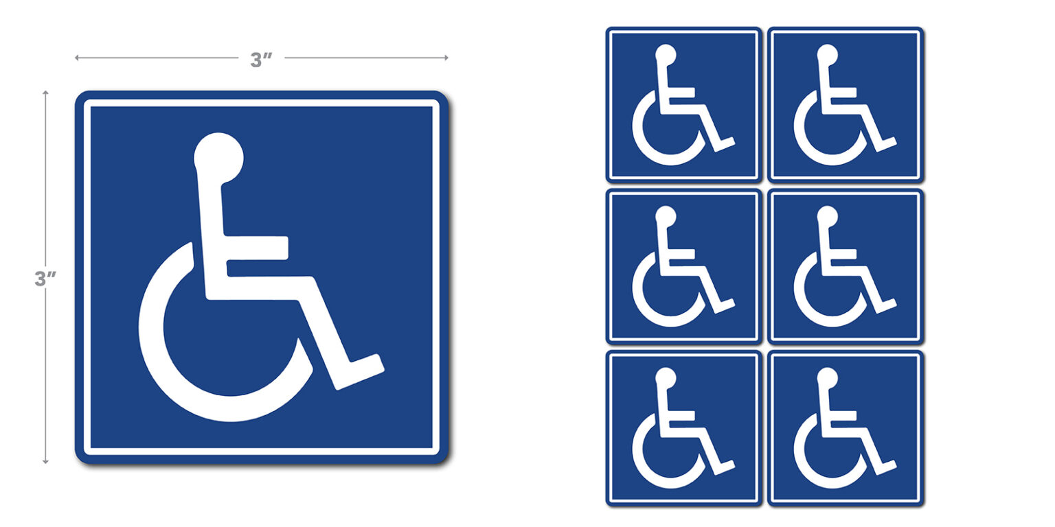 Wheelchair Accessible Decals - Alco Products