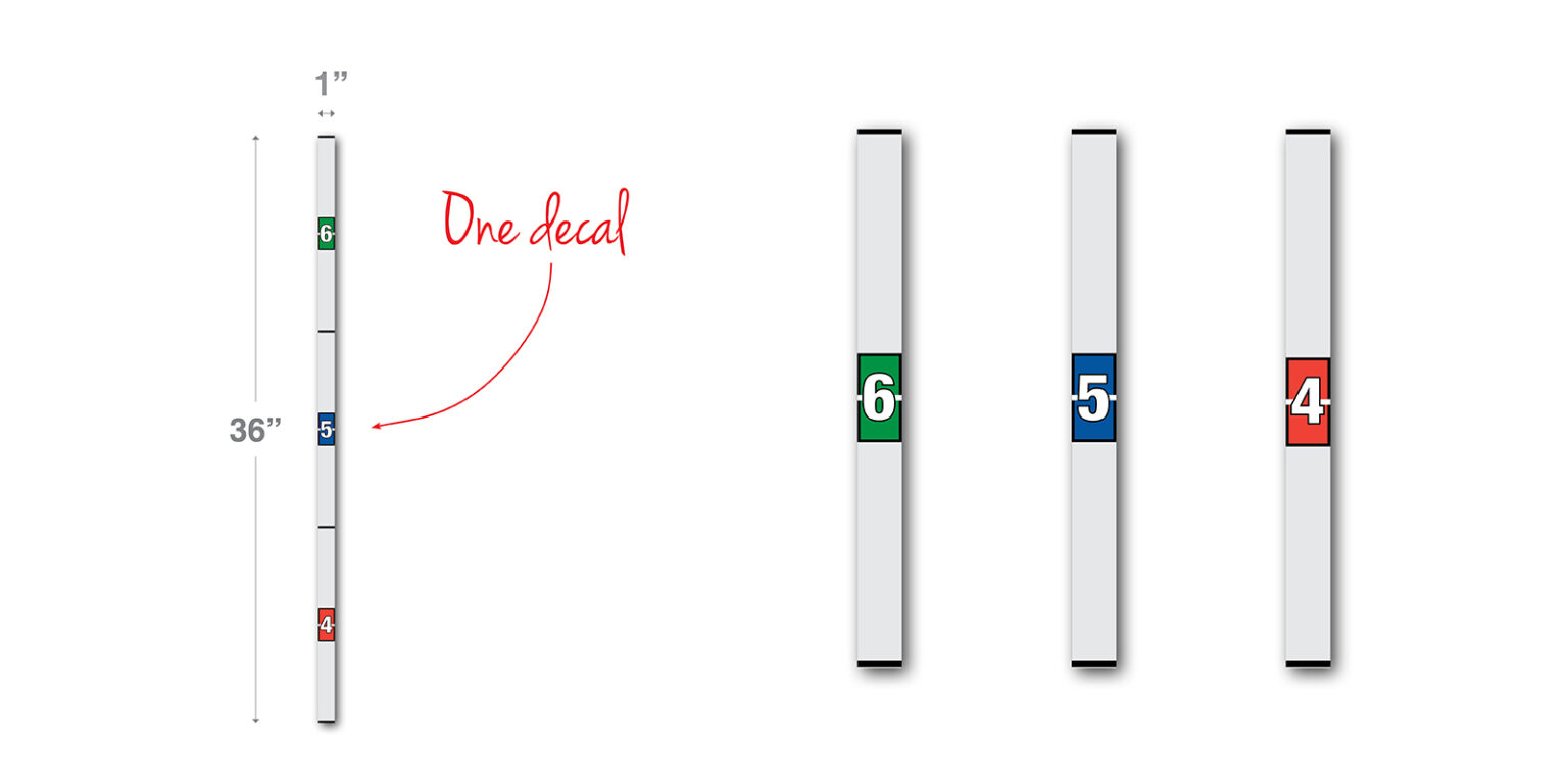 Height Chart Decal - Alco Products