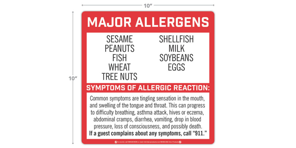 Food Storage Hierarchy Chart - Alco Products