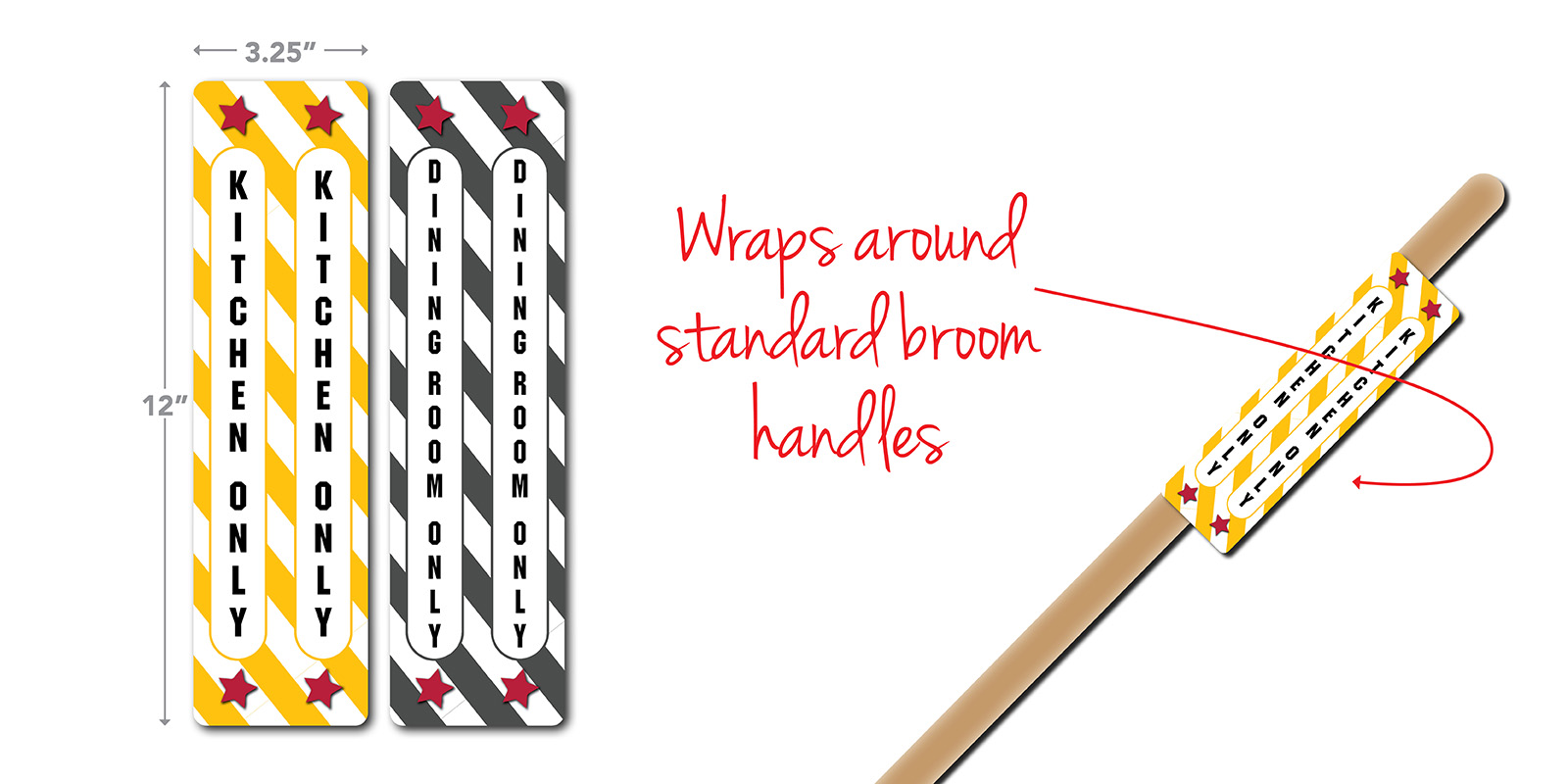 Drake's Broom Handle Decals - Alco Products