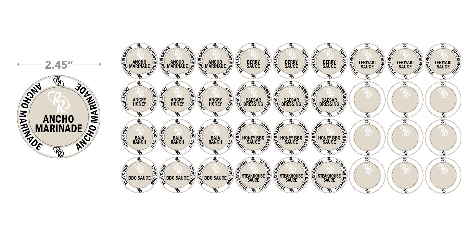 Red Robin Squeeze Bottle Set - Large - Alco Products