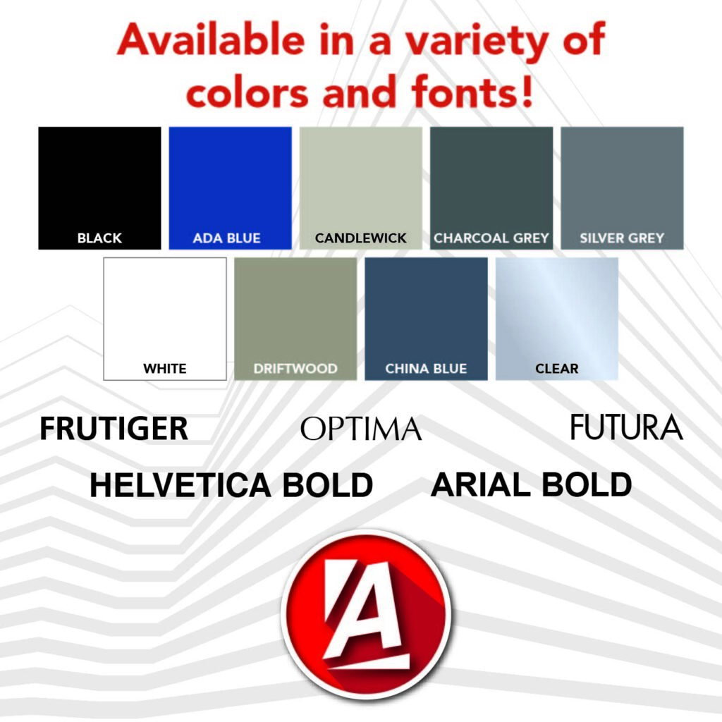 6" x 8" Custom ADA Sign - Alco Products